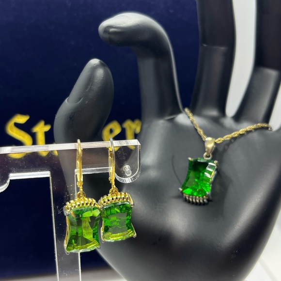 Stauer | Jewelry | Stauer 925 Sterling Silver Gold Vermeil Helenite ...